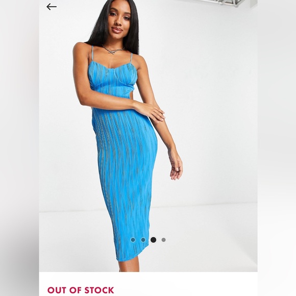 ASOS | Dresses | Asos Blue Body On Dress | Poshmark